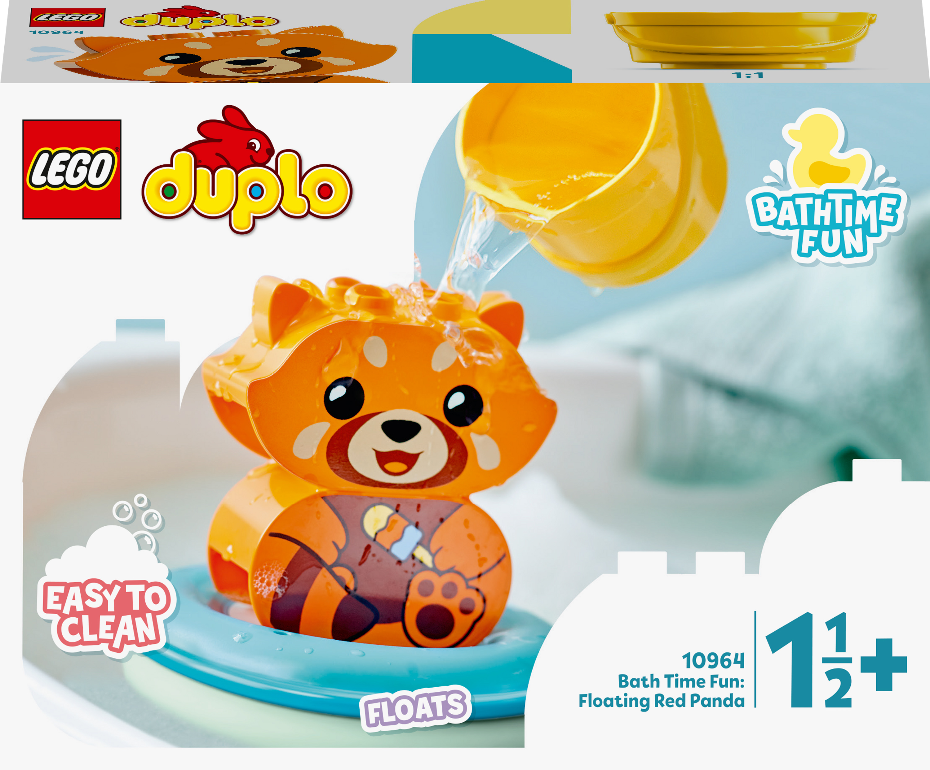 ≡ Конструктор Лего Дупло Веселое купание 【Toyexpress】 Плавающая красная ...