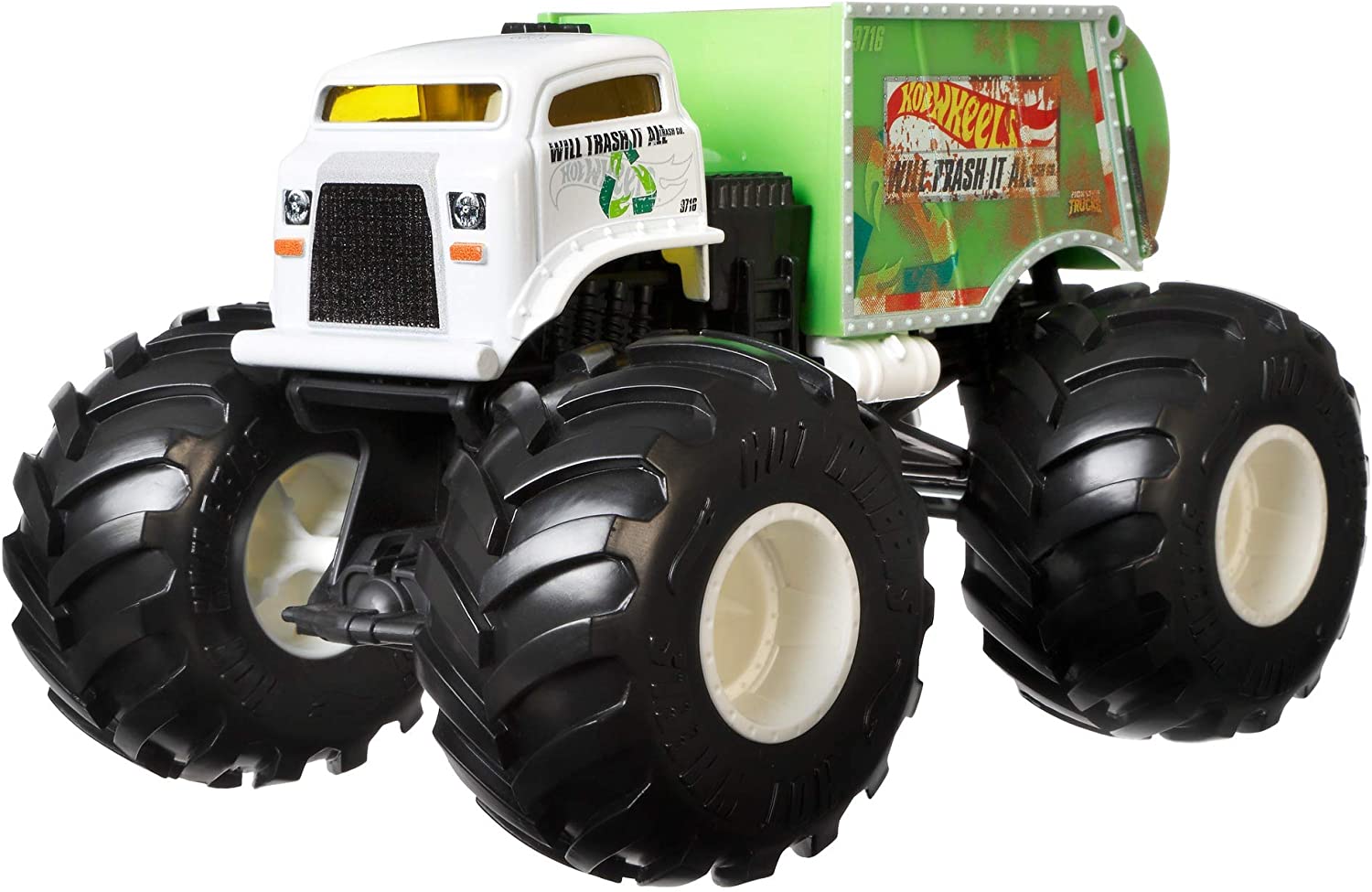 ≡ Джип-внедорожник Мусоровоз 【Toyexpress】 Хот Вилс Монстер Трак GJG72 ...